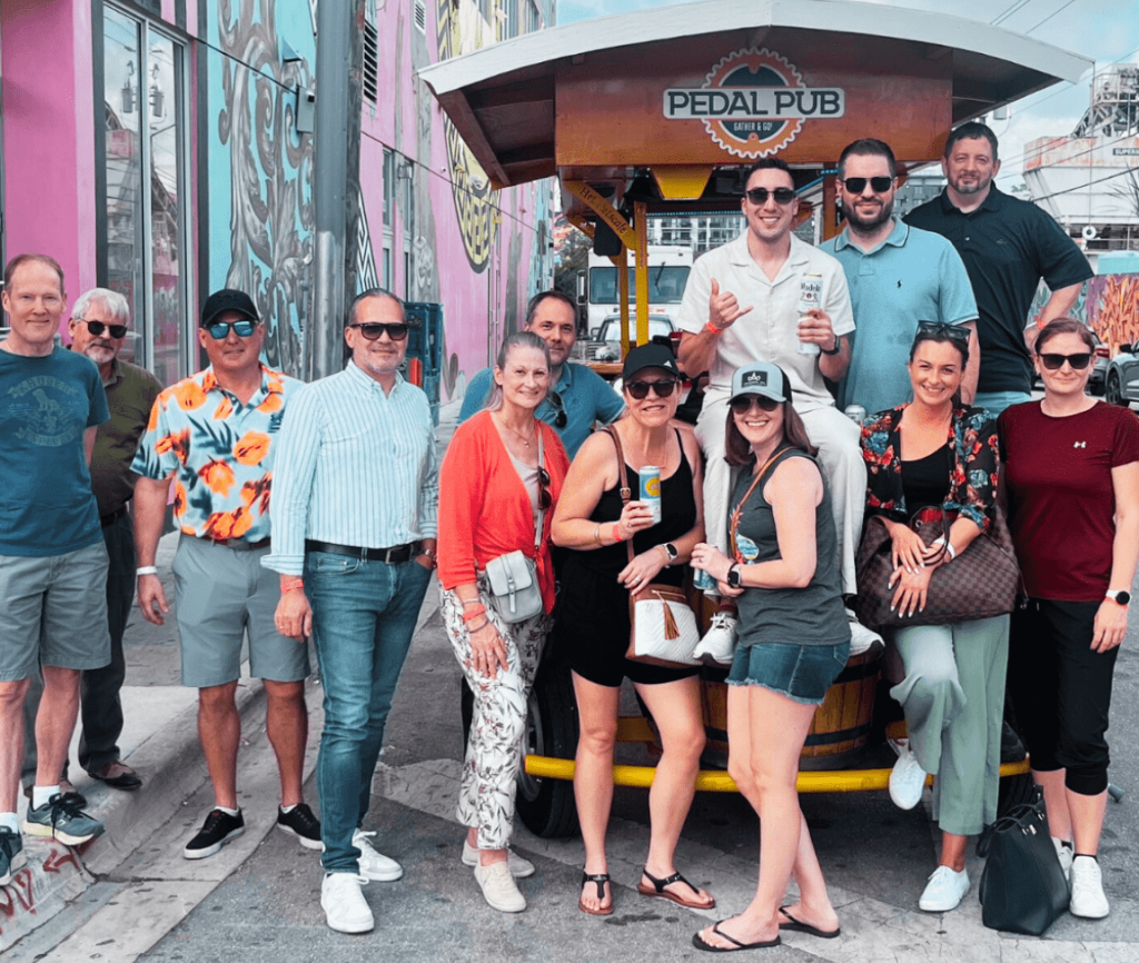 Best Company Outing Ideas in Miami | Pedal Pub