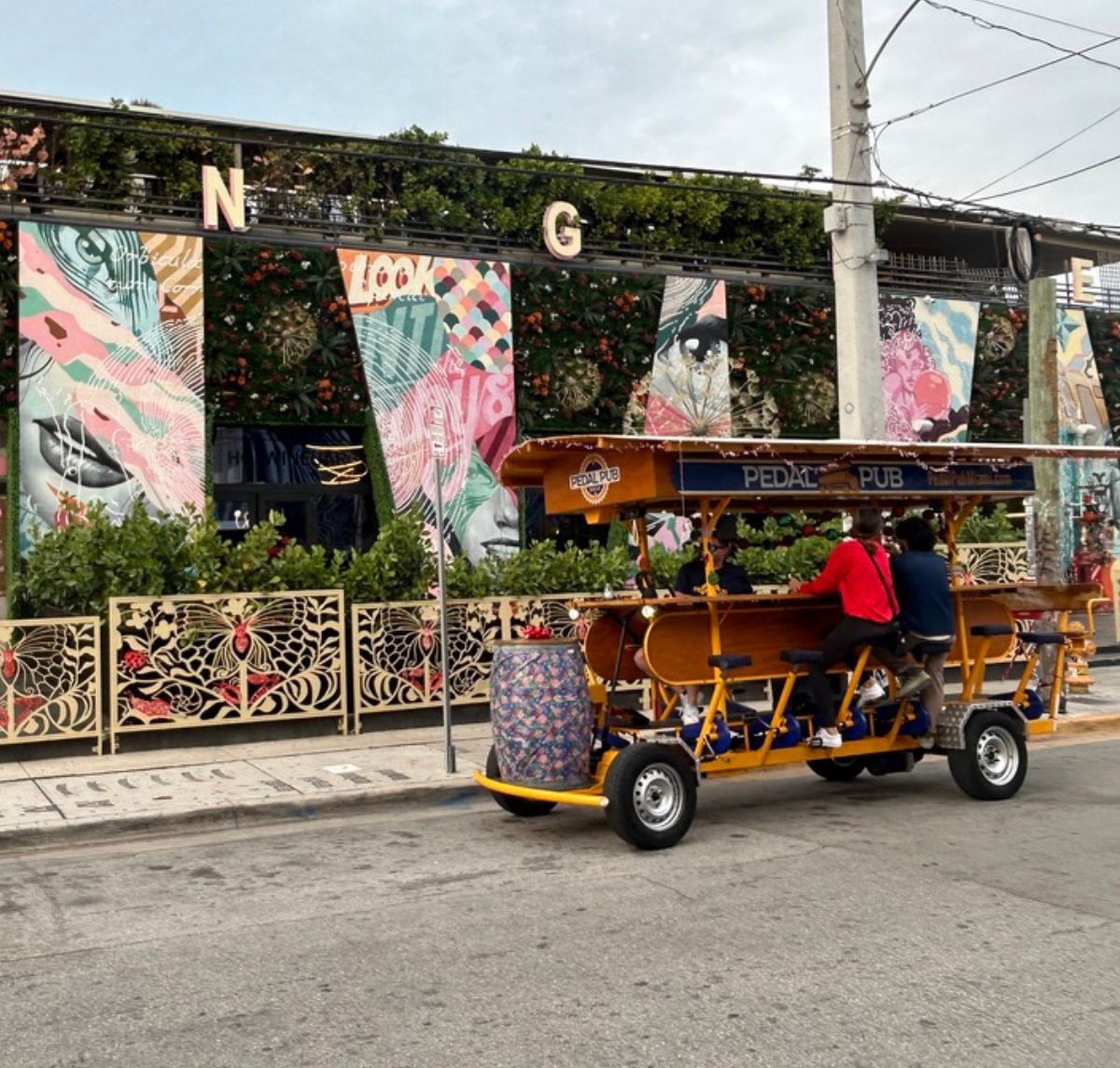 Book the Wynwood Graffiti Bar Tour | Pedal Pub Miami Routes