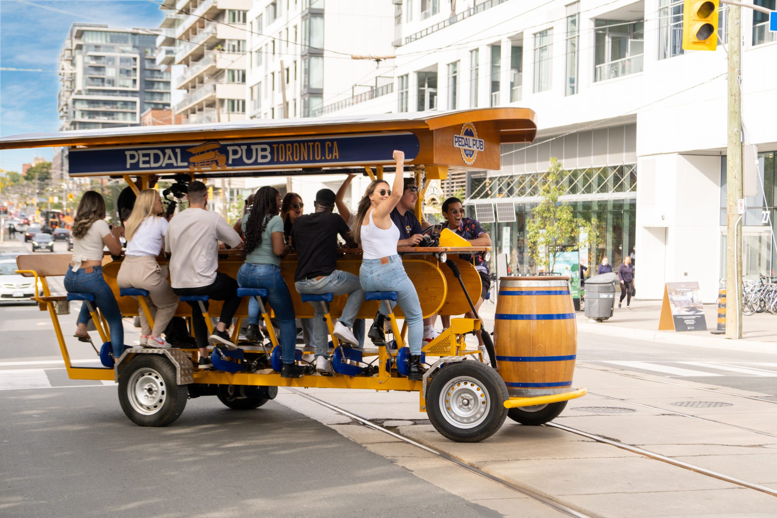 Top 10 Team Building Activities - by Google Rating - Pedal Pub Toronto