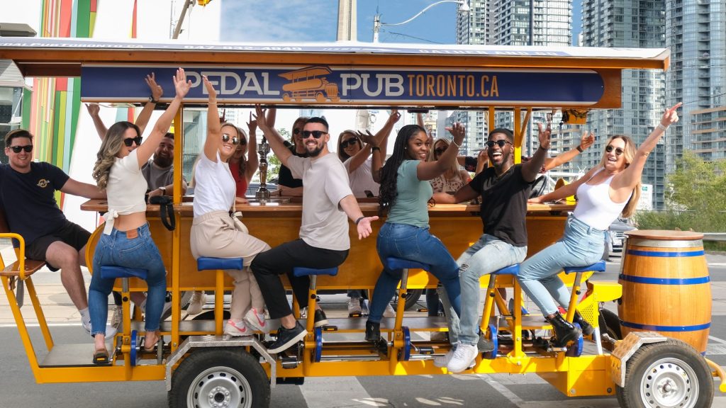 Top 10 Team Building Activities - by Google Rating - Pedal Pub Toronto