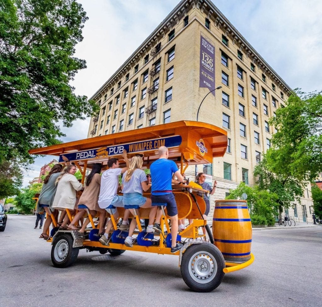 #1 Party Bike and Tavern Tours | Pedal Pub Winnipeg