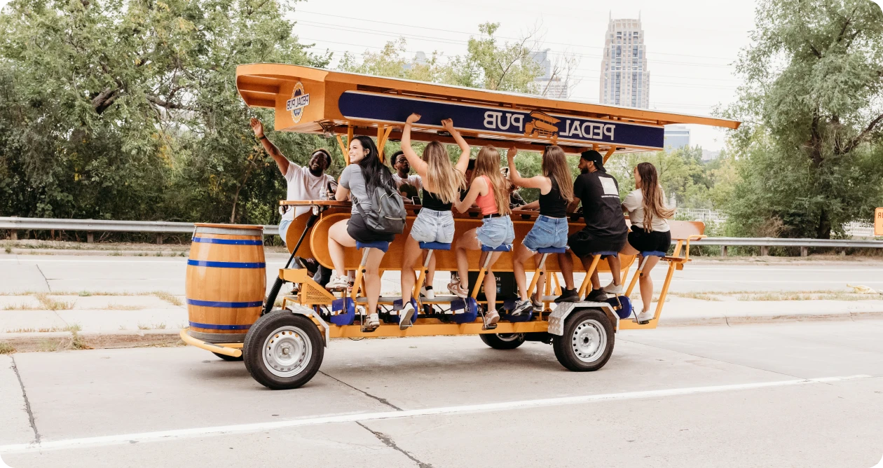 A Social Experience Unlike Any Other | About Pedal Pub